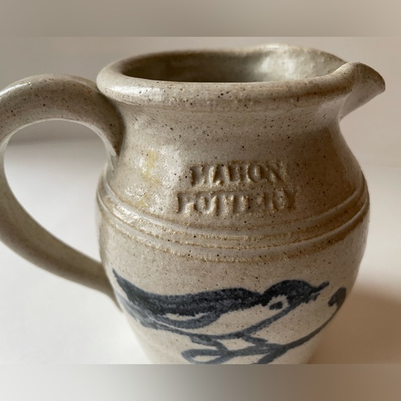 Art | Vintage Mahon Pottery Pitcher With Blue Bird | Poshmark